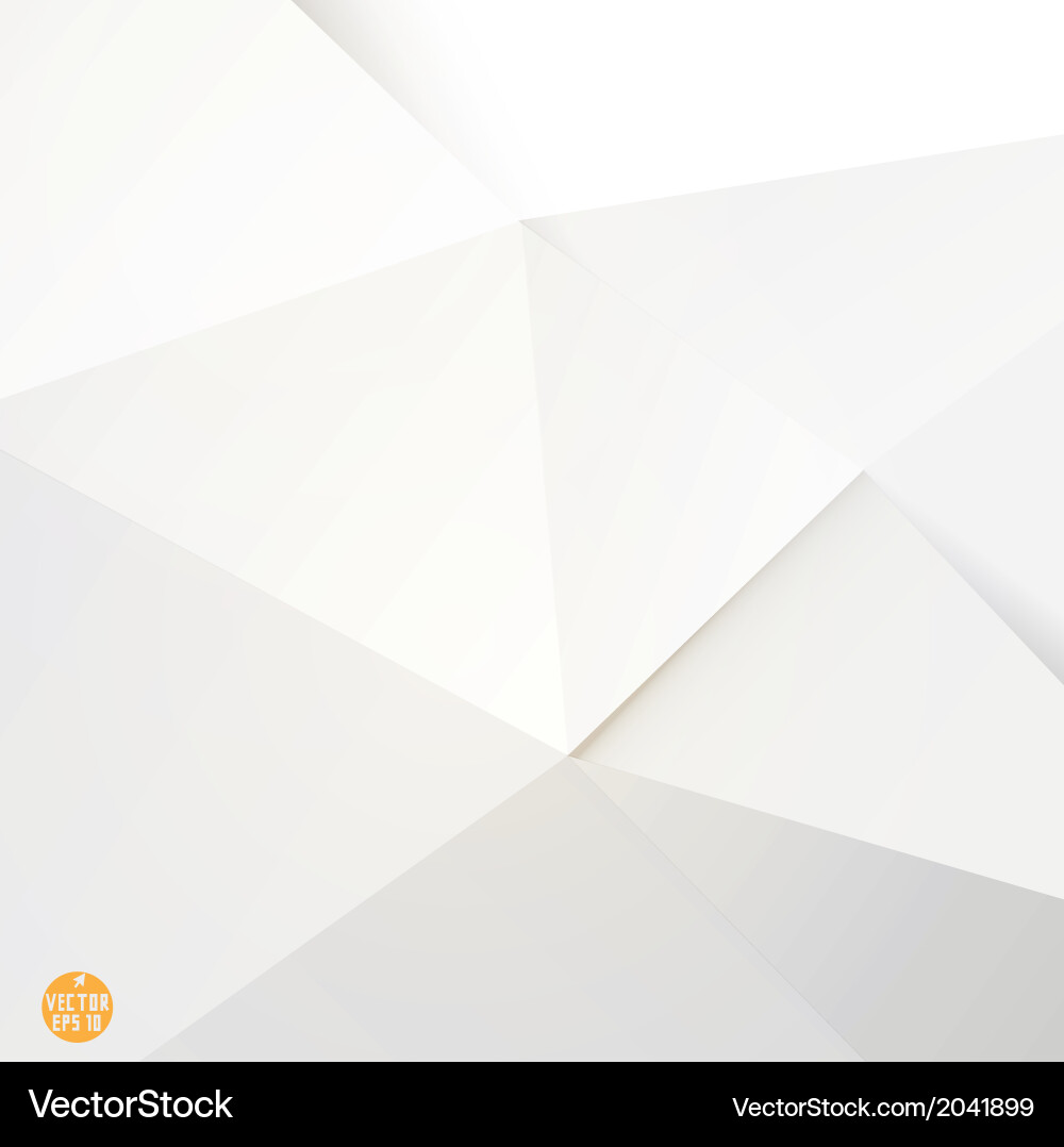 White Polygon Mesh Background Royalty Free Vector Image