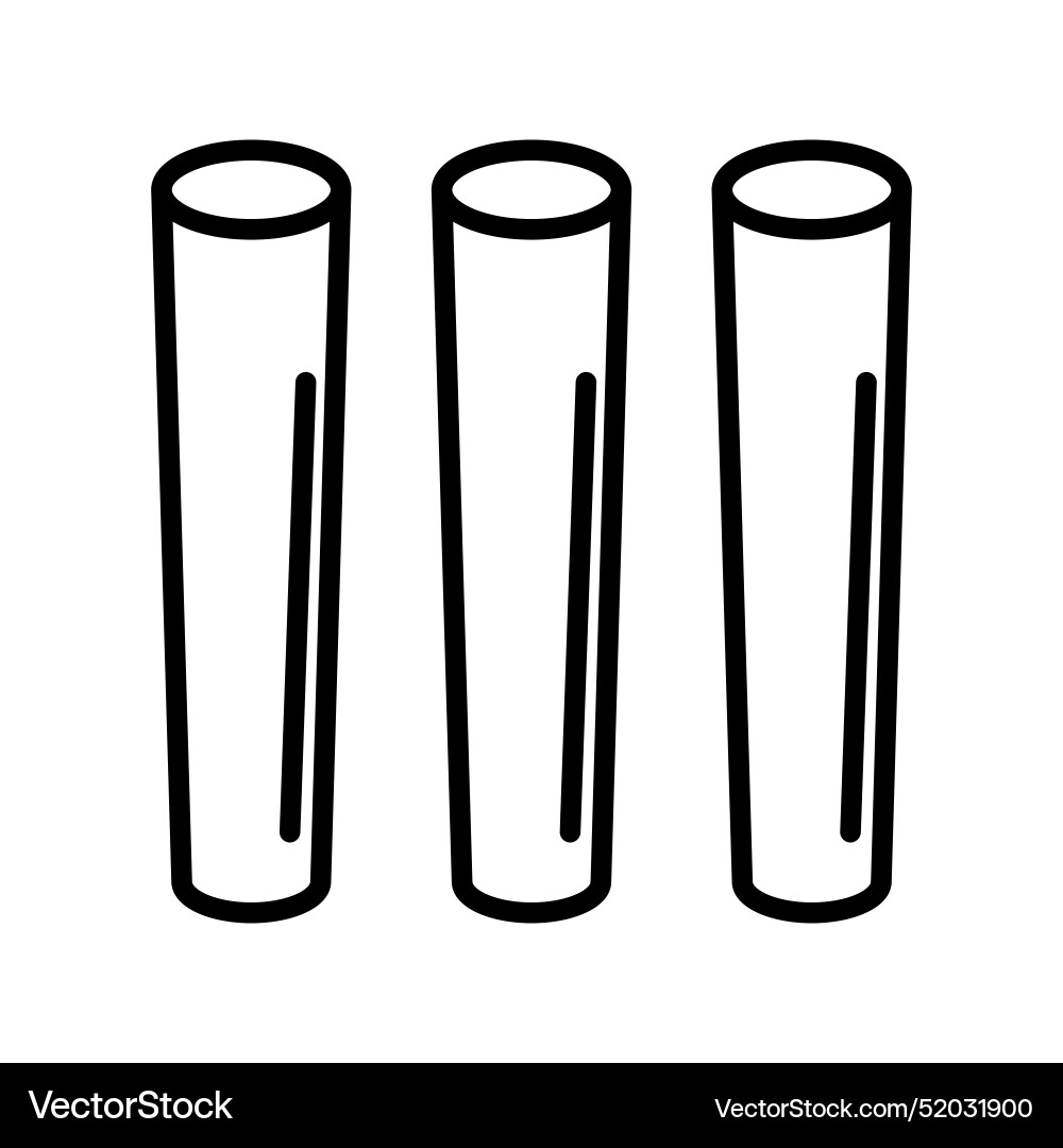 Chalk linear logo mark in black and white Vector Image