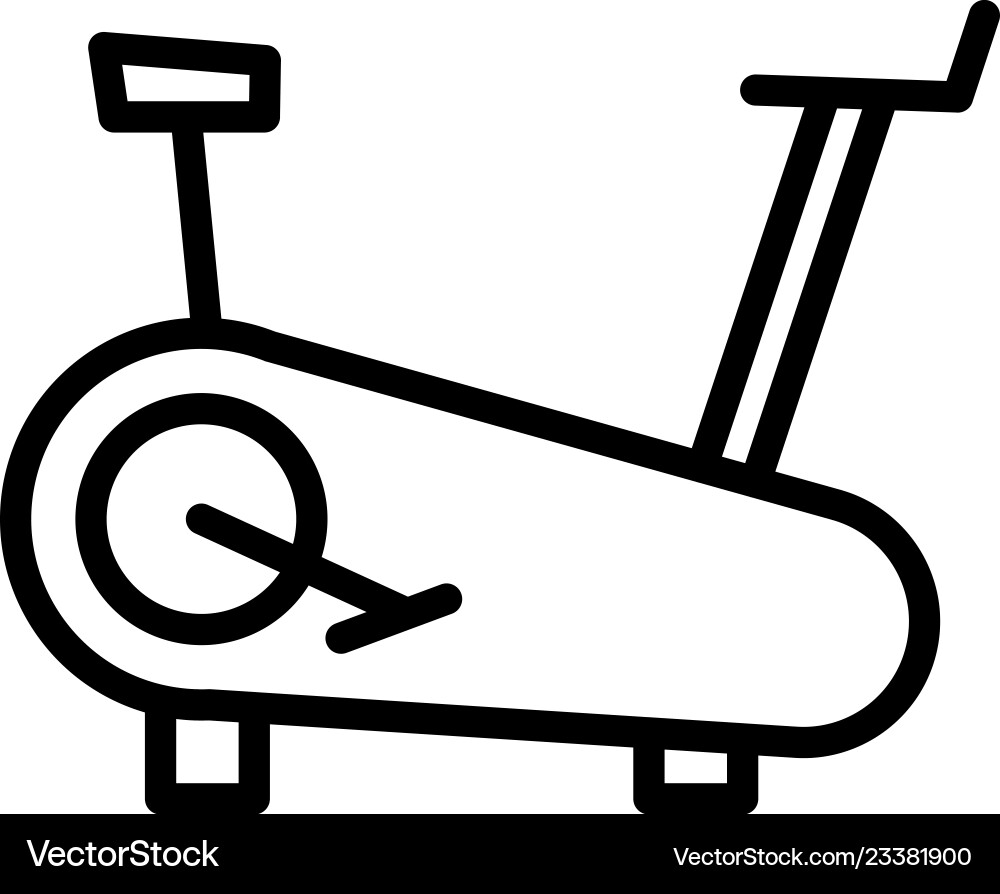 Cycling machine icon Royalty Free Vector Image