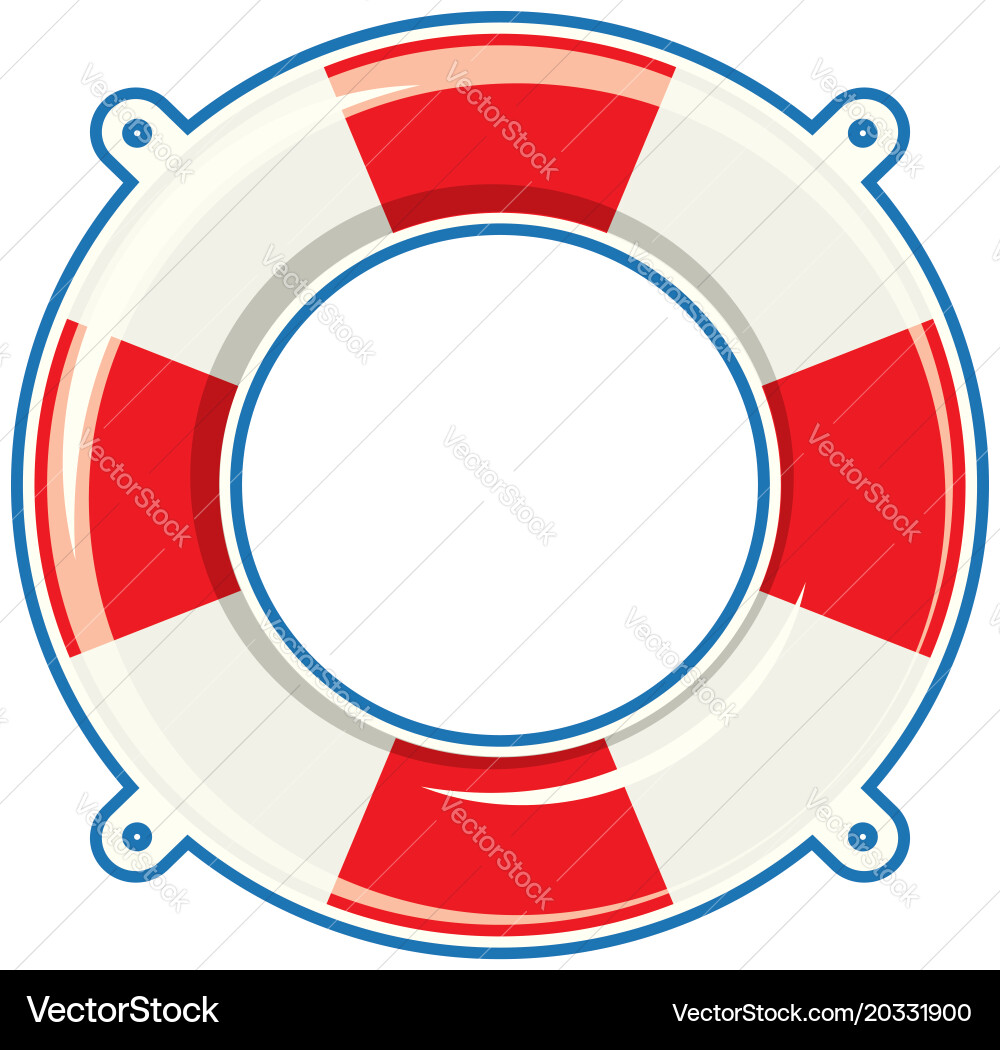 Life ring Royalty Free Vector Image - VectorStock