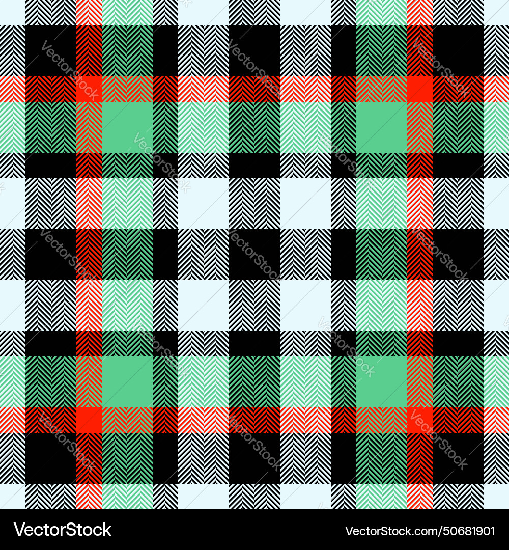 Background fabric pattern of check seamless Vector Image