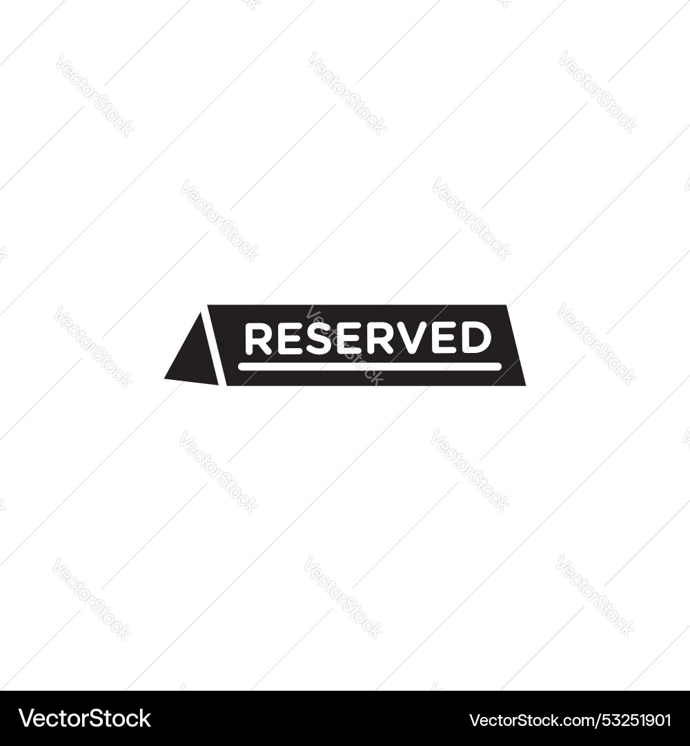Reservierte Ikone Set privates Abendessen Speiseeis Reserve