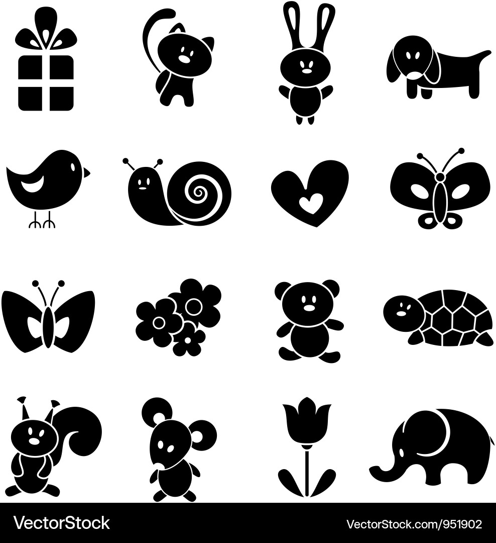 Baby icon set Royalty Free Vector Image - VectorStock