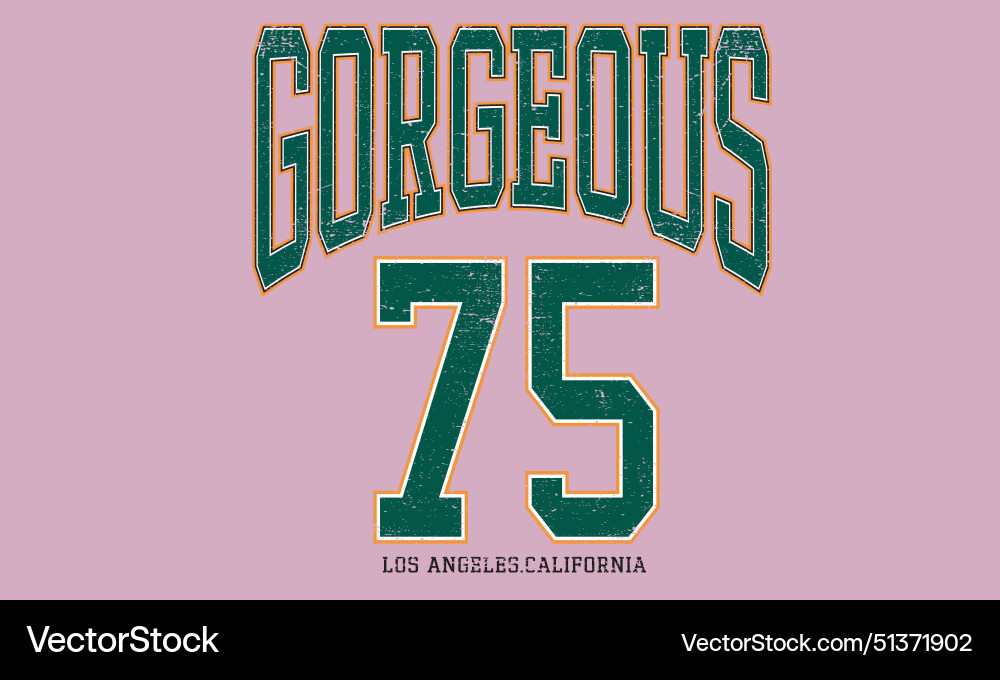 California city print Royalty Free Vector Image