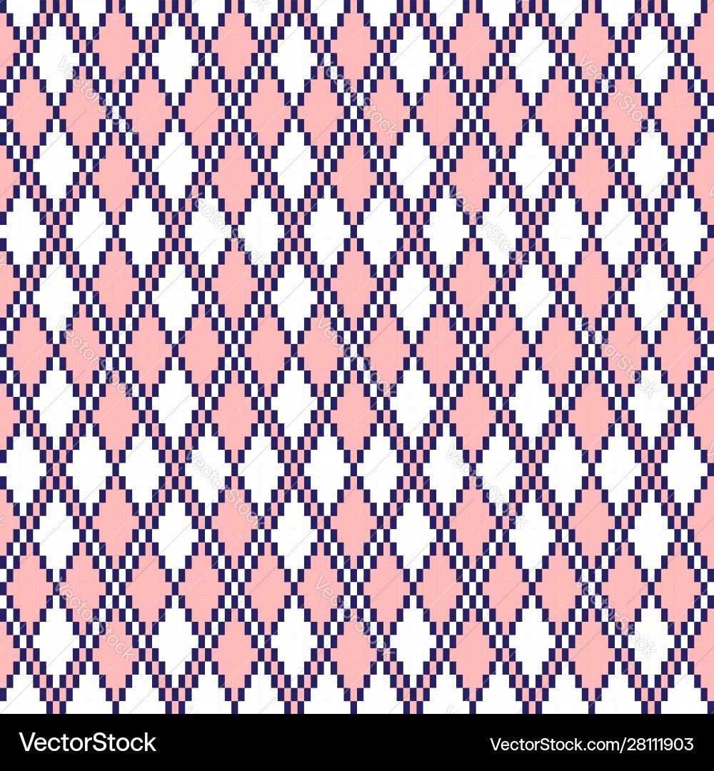 Classic argyle seamless pattern Royalty Free Vector Image