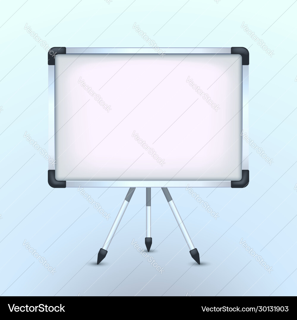 Flipchart Royalty Free Vector Image - VectorStock