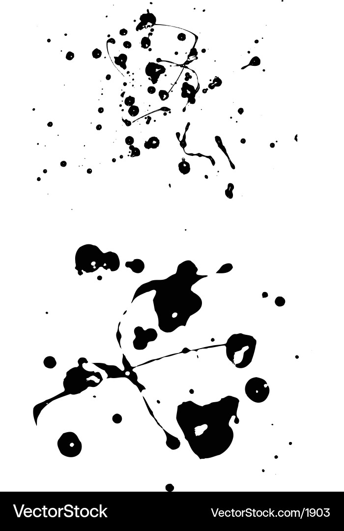 Splats Royalty Free Vector Image - VectorStock