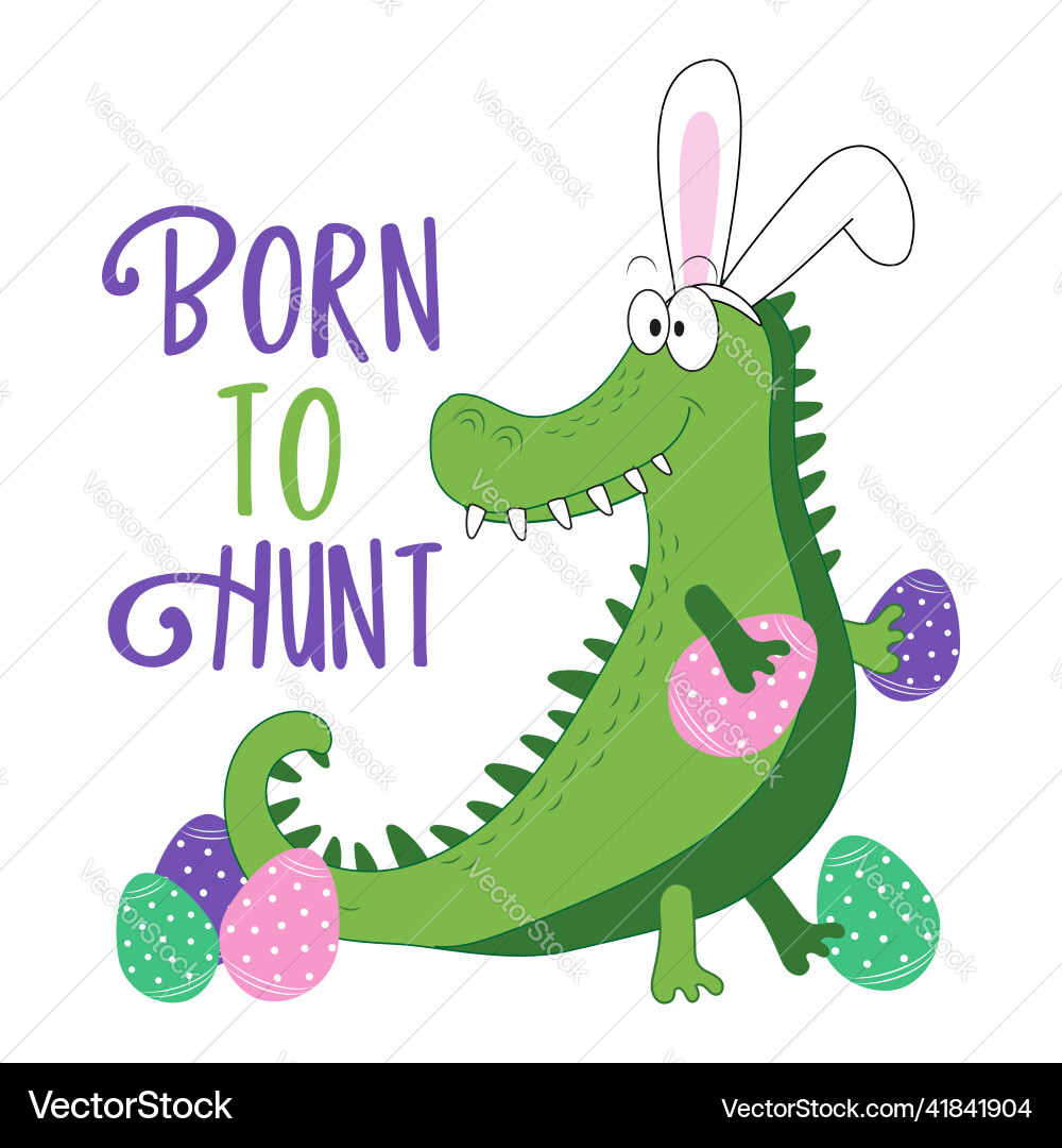 Alligator Cartoon Cute Egg Vector Images (over 100)