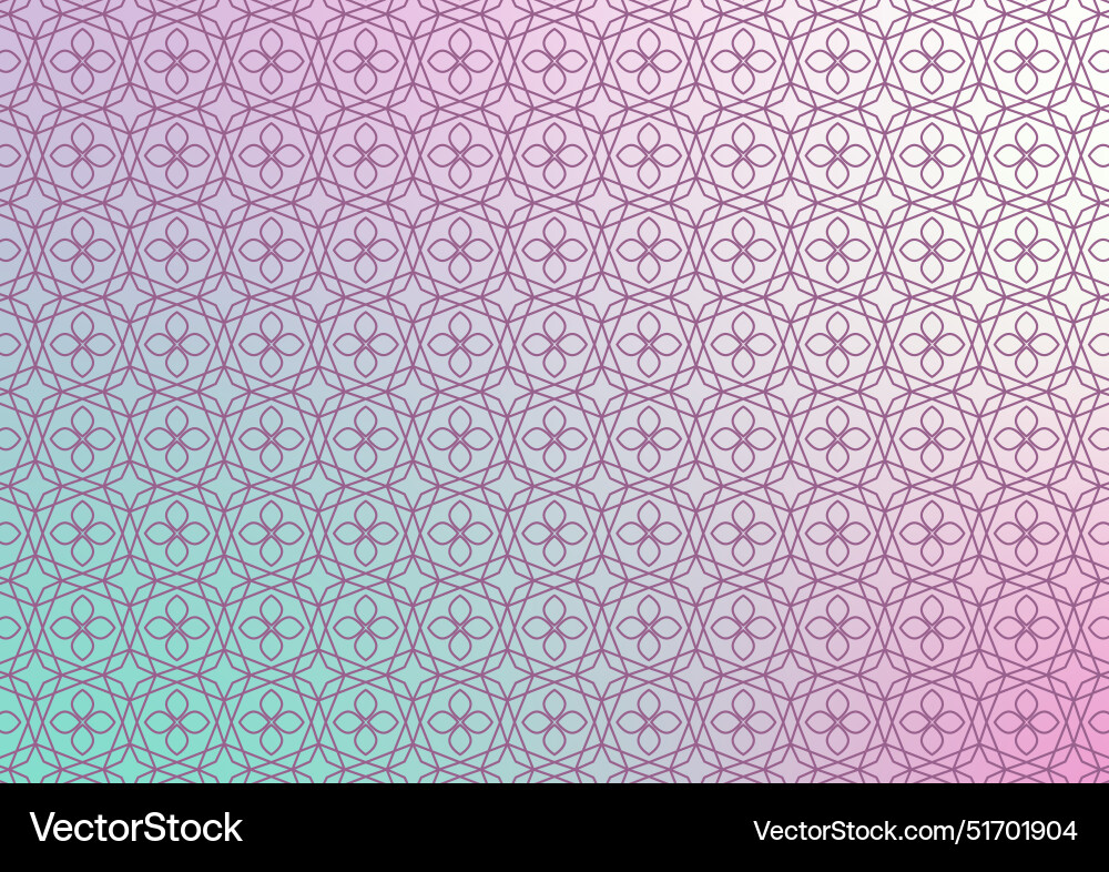 Geometric pattern pink square line decoration Vector Image