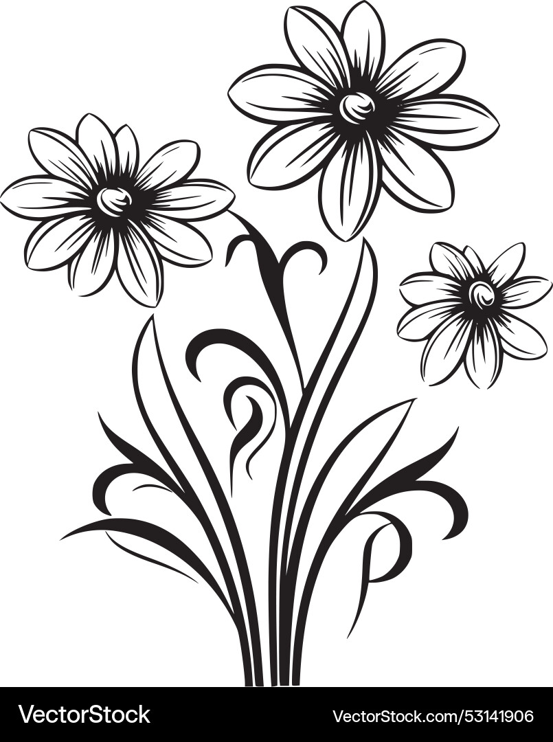 Flower Royalty Free Vector Image - VectorStock