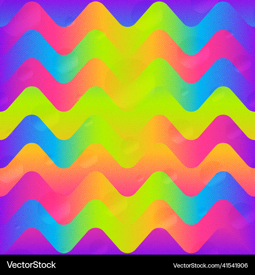 Regenbogenwelle nahtlose Textur Lizenzfreies Vektorbild