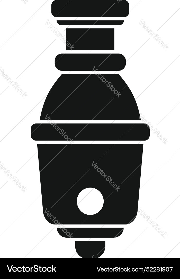 Septic tank icon showing underground waste water Vector Image