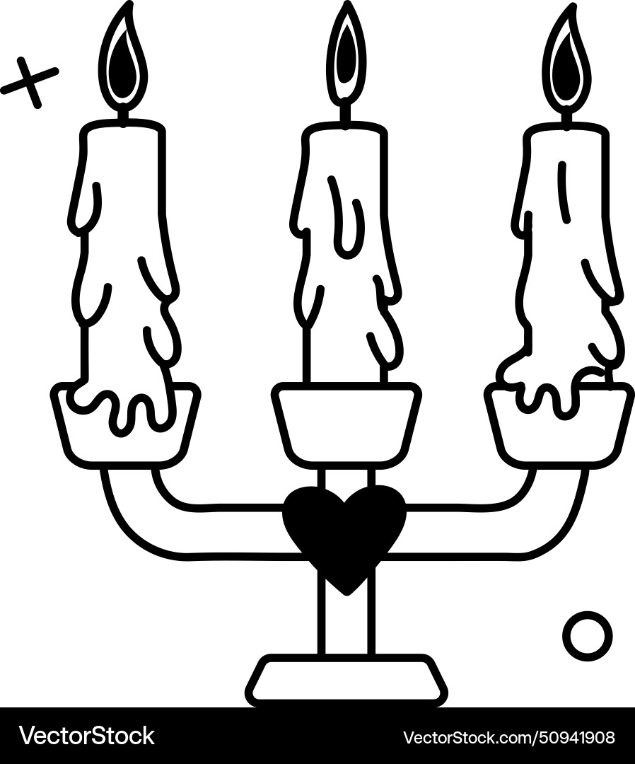 Candelabra Royalty Free Vector Image - VectorStock