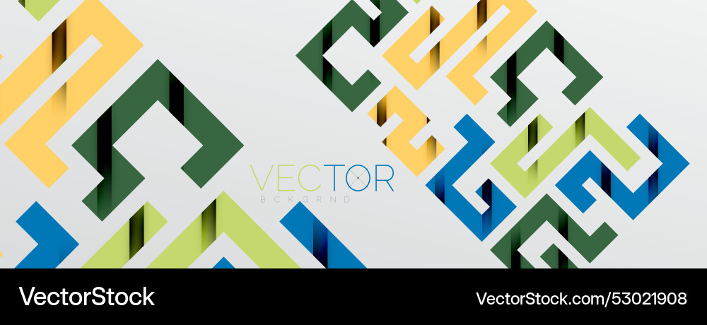 Color bend lines with shadow texture effect Vector Image