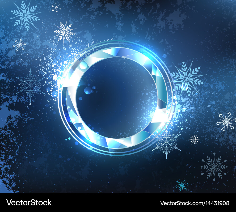 Frozen Ice Banner Royalty Free Vector Image - VectorStock