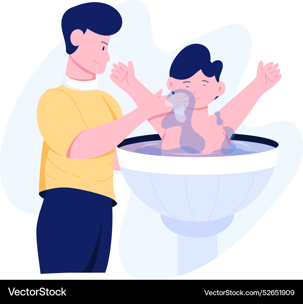 Baptism Royalty Free Vector Image - VectorStock