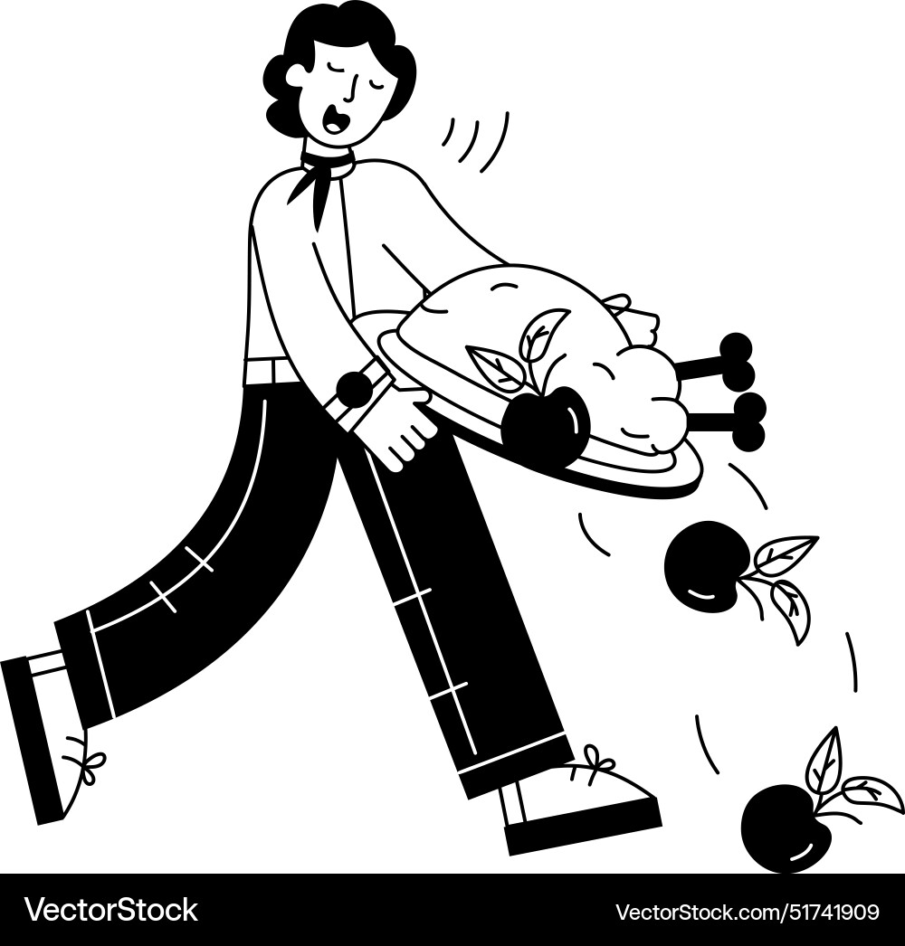 Download this linear mini of dropping Royalty Free Vector