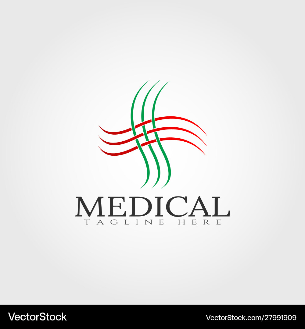 Medical logo design Royalty Free Vector Image - VectorStock