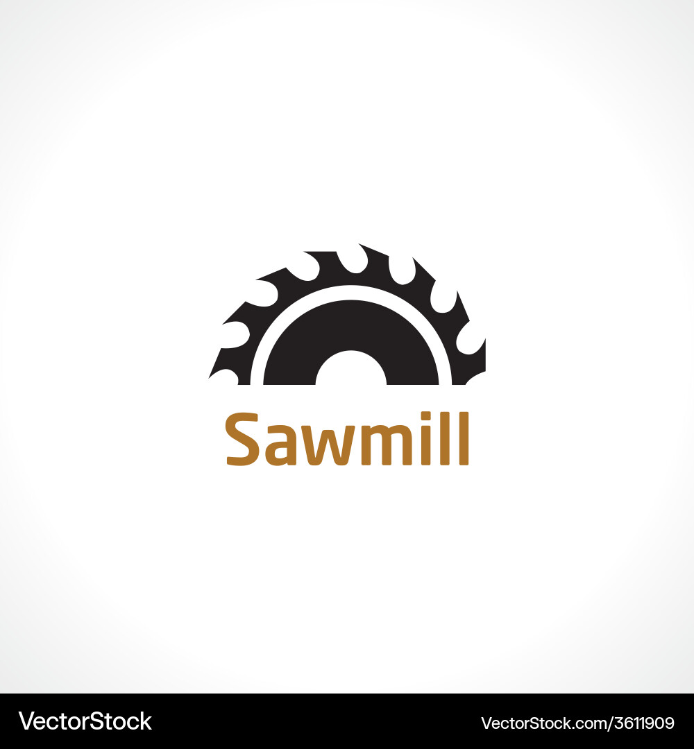 Sawmill Royalty Free Vector Image - VectorStock