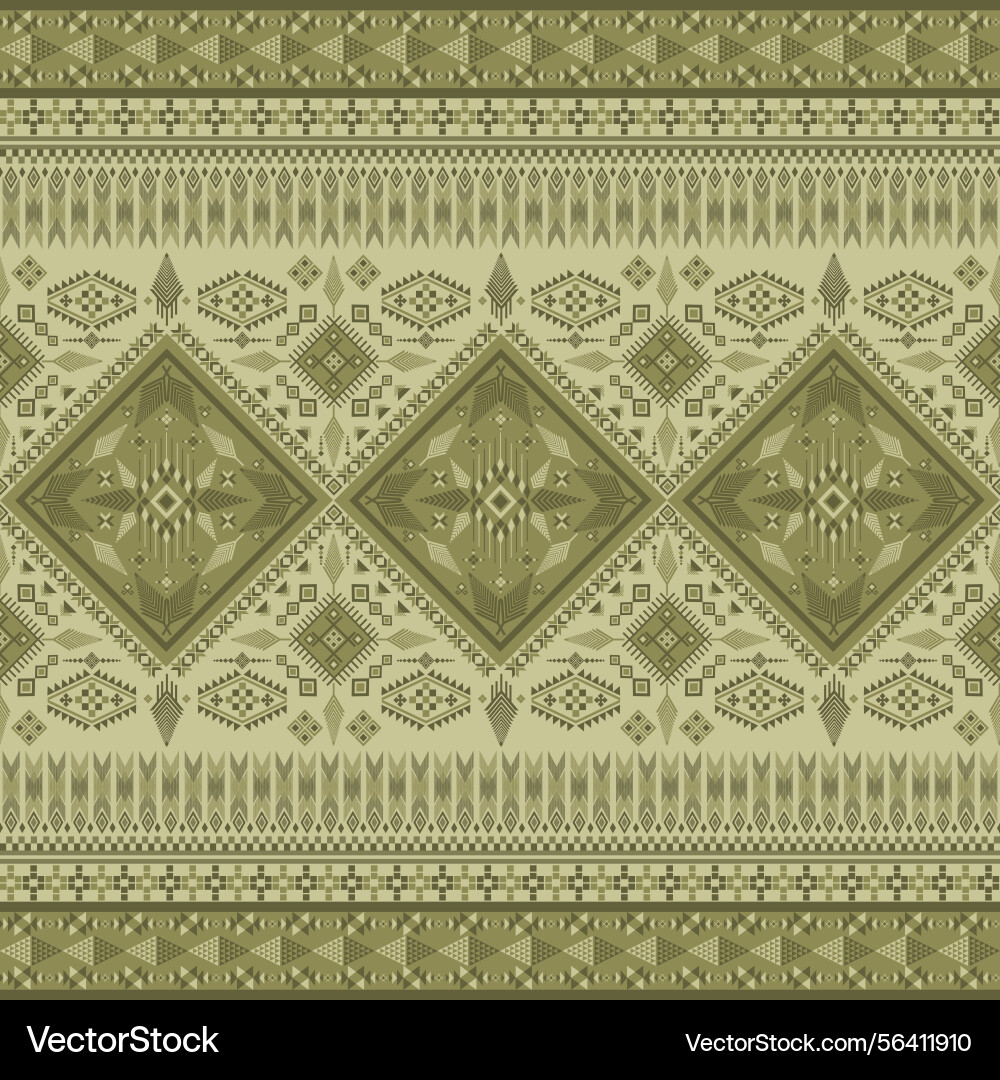 Geometric ethnic pattern in native american tribal