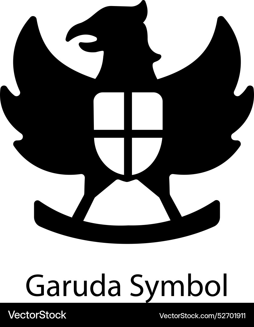 Garuda symbol Royalty Free Vector Image - VectorStock
