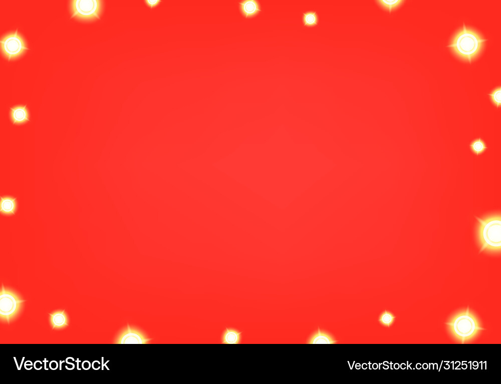Lamps red background social media message frame Vector Image
