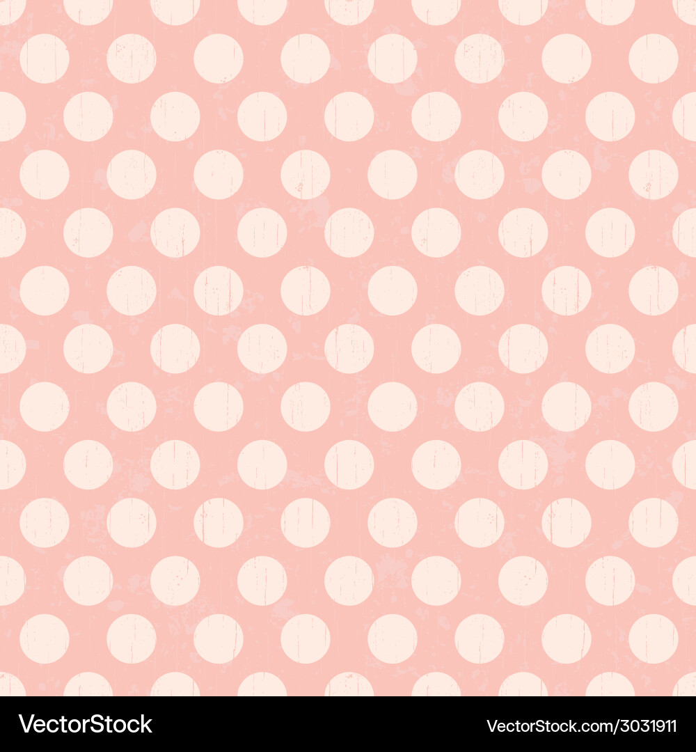 Seamless retro dot pattern background Royalty Free Vector
