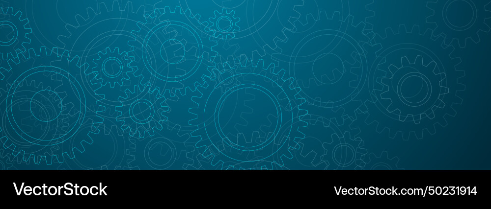 Abstract background made of gears Royalty Free Vector Image