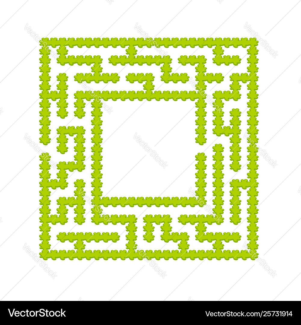 Abstract labyrinth game for kids puzzle Royalty Free Vector