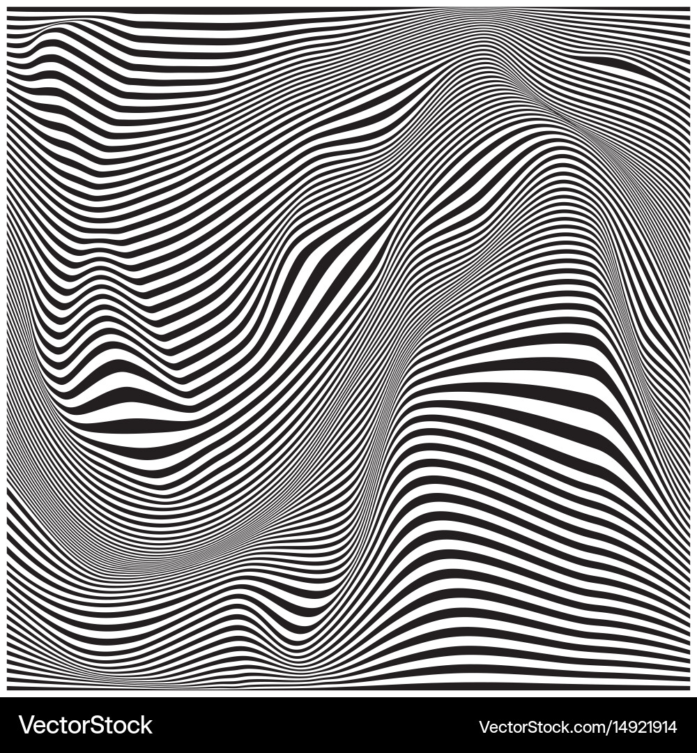 Abstract Ripple Wave Pattern Royalty Free Vector Image