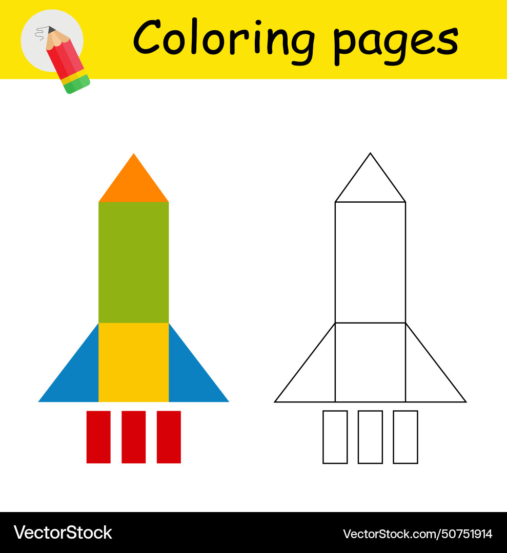 Coloring book for children Royalty Free Vector Image