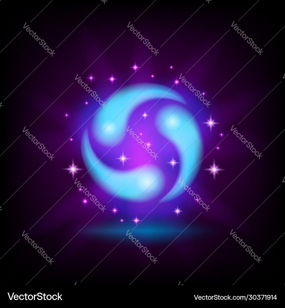 Water Cycle Drops Icon Royalty Free Vector Image