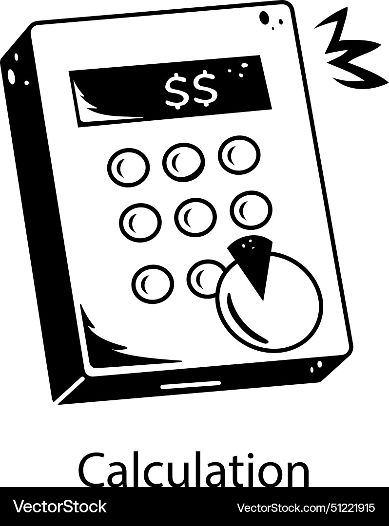 Calculation Royalty Free Vector Image - VectorStock