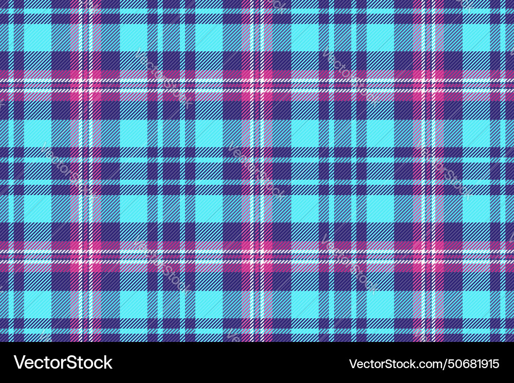 Check pattern tartan of seamless background Vector Image
