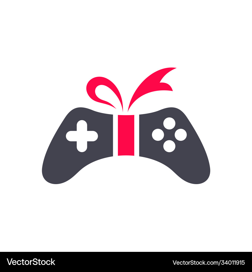 Game gift logo Royalty Free Vector Image - VectorStock