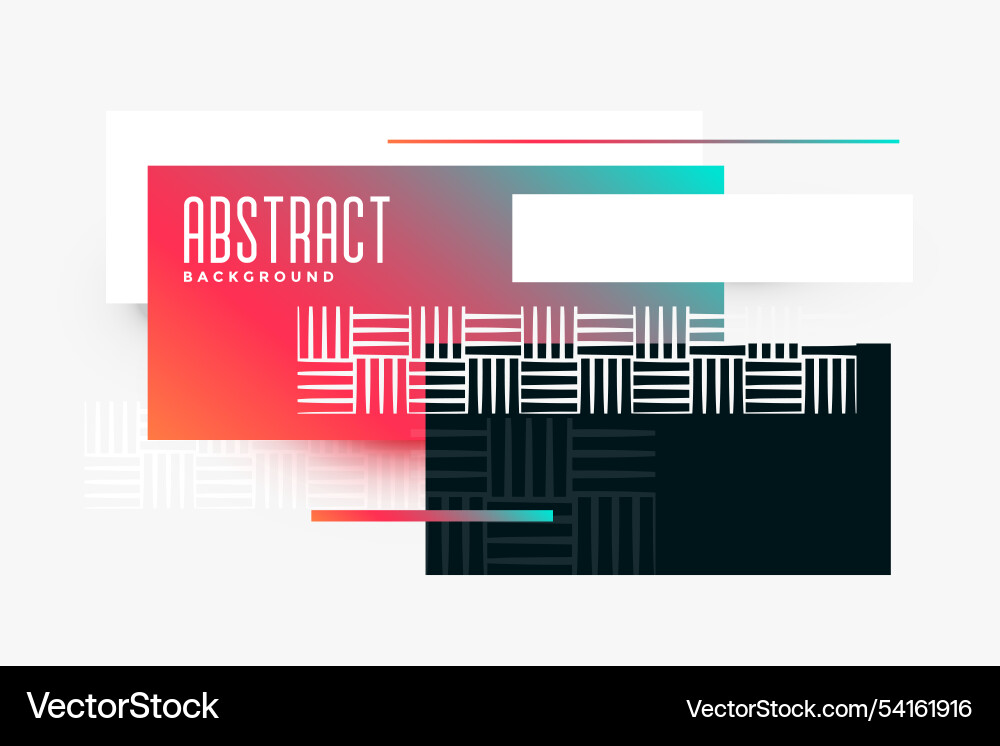 Abstract geometric triangle composition vibrant Vector Image