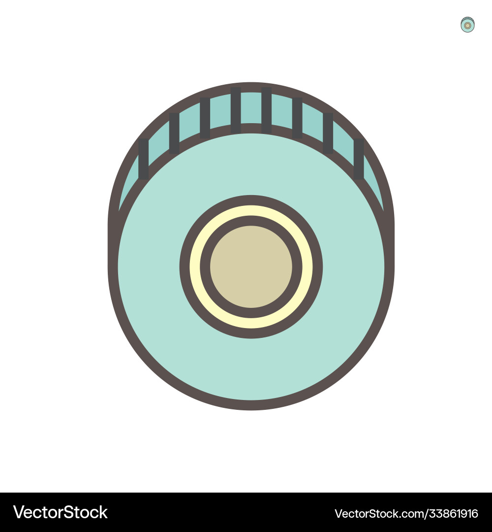 Centrifugal pump impeller icon Royalty Free Vector Image