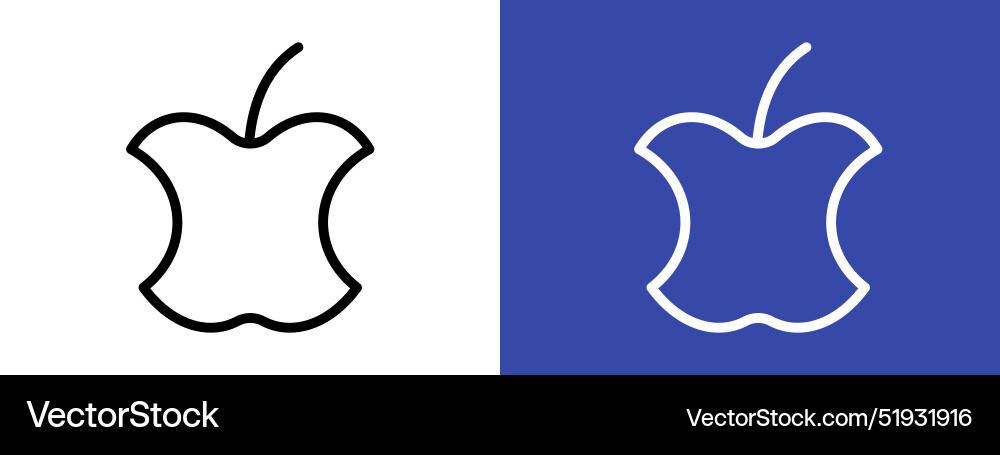 Organic waste icon for composting programs Vector Image