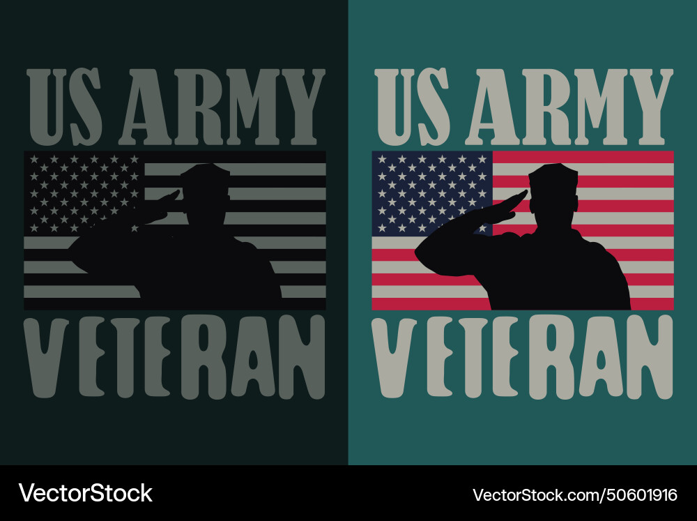 Us army veteran Royalty Free Vector Image - VectorStock