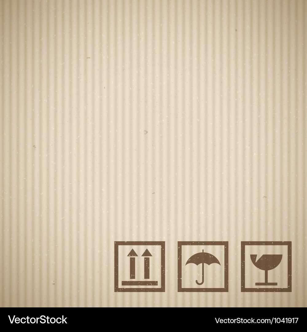 Cardboard texture Royalty Free Vector Image - VectorStock