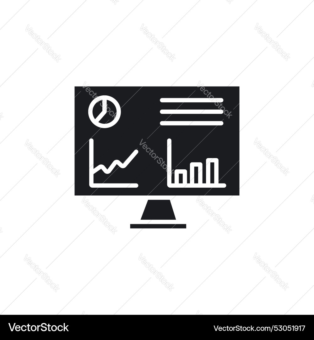 Dashboard Symbol gesetzt Echtzeit-Datenmonitor-Symbol