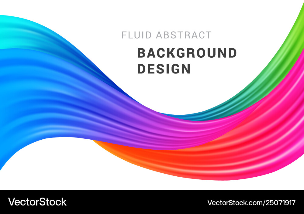 Flowing Abstract Background Royalty Free Vector Image