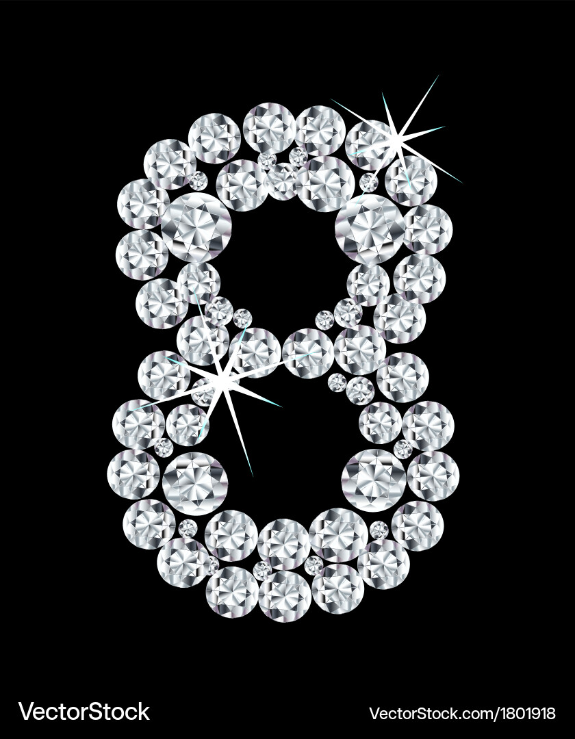 Diamond alphabetic figure Royalty Free Vector Image