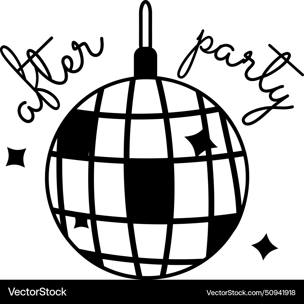 Disco party Royalty Free Vector Image - VectorStock