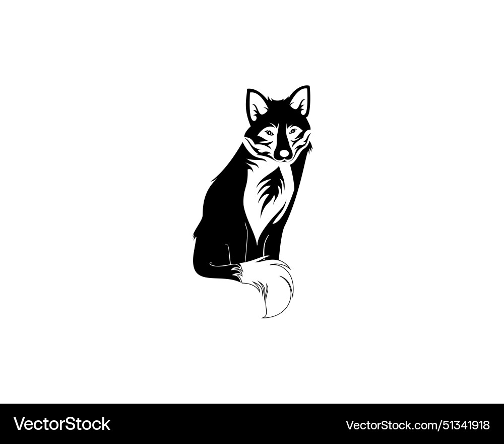 Fox logo Royalty Free Vector Image - VectorStock