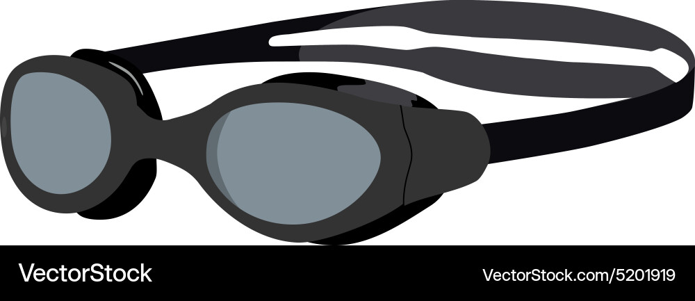 Swimming goggles Royalty Free Vector Image - VectorStock