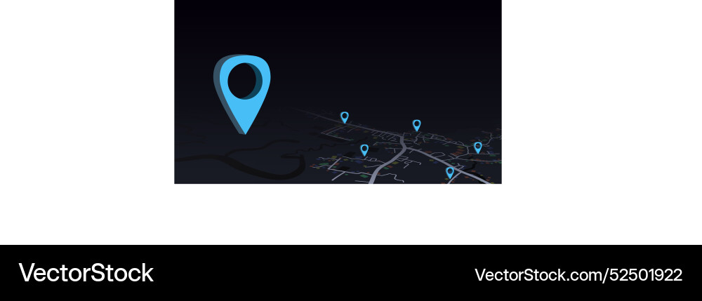 Abstract background of route navigation location Vector Image