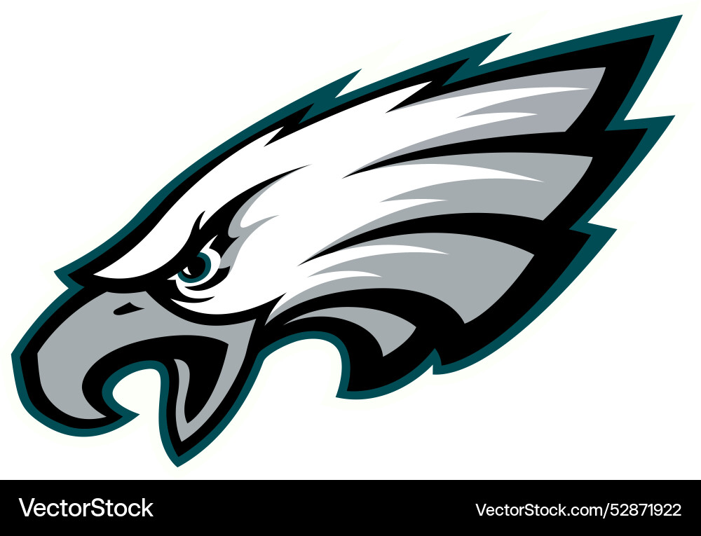 Philadelphia Eagles Logo Royalty Free Vector Image