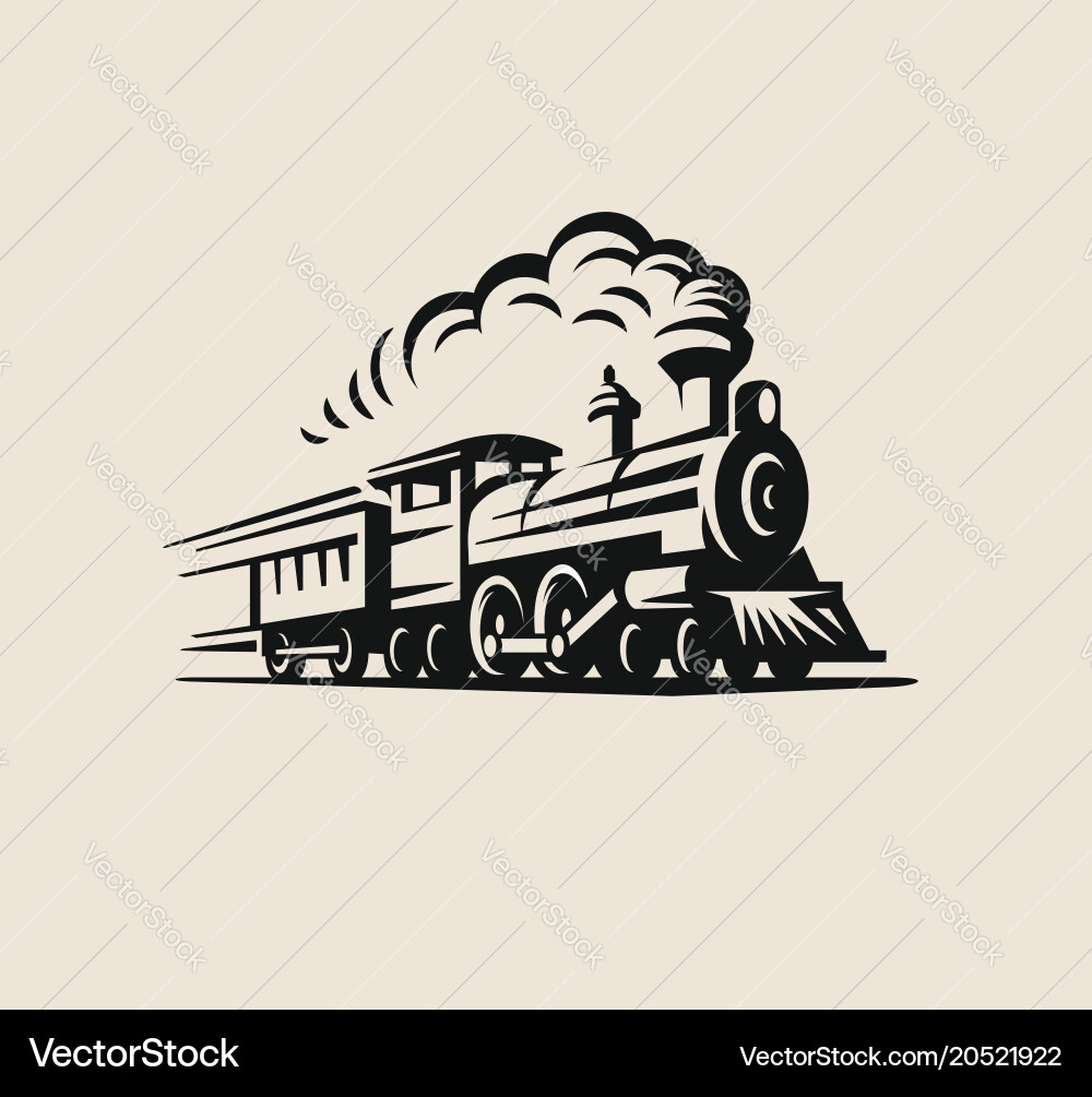 Vintage Train Vector Vintage Train Vector & Photo (Free Trial)