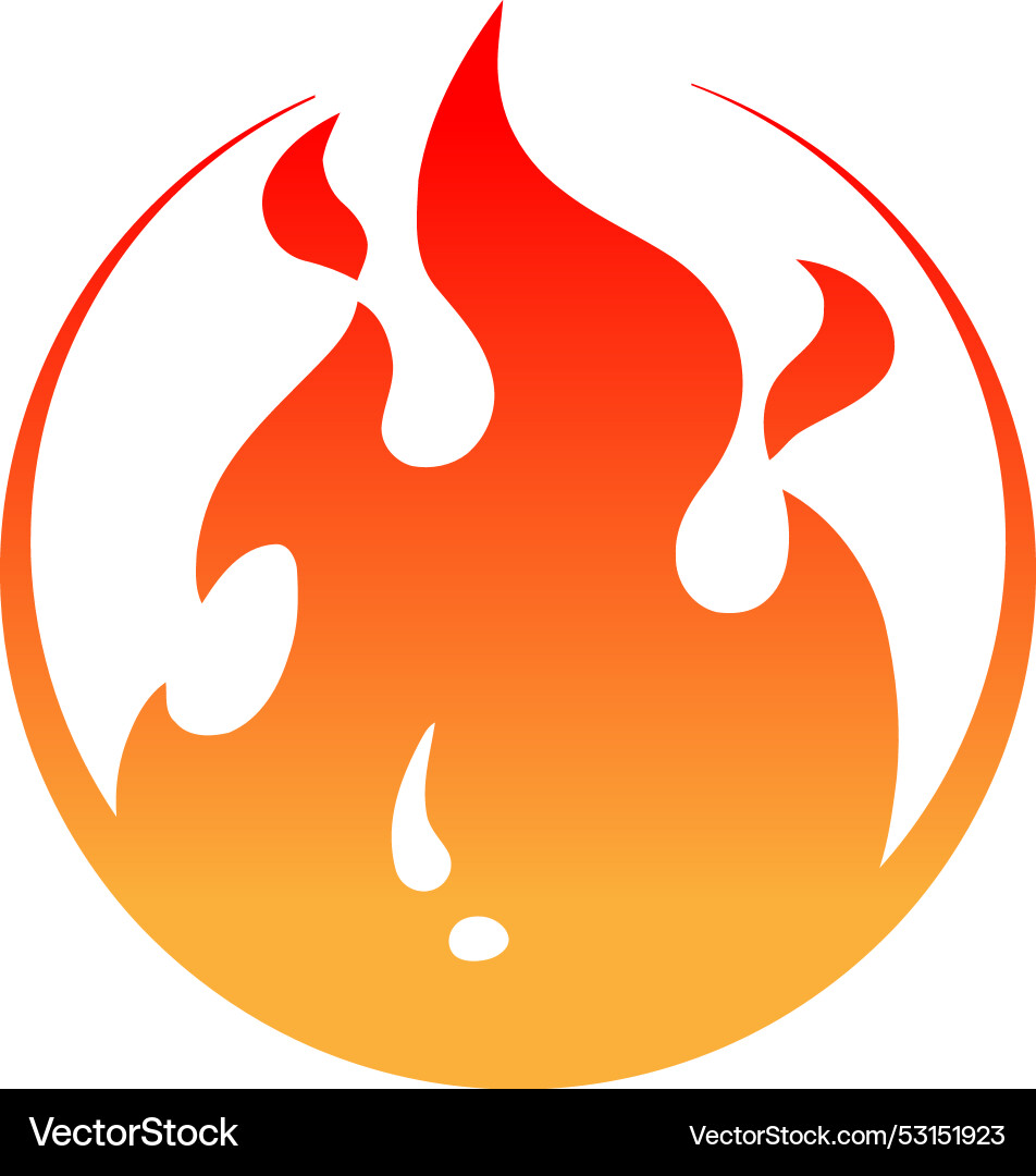 Fire logo Royalty Free Vector Image - VectorStock